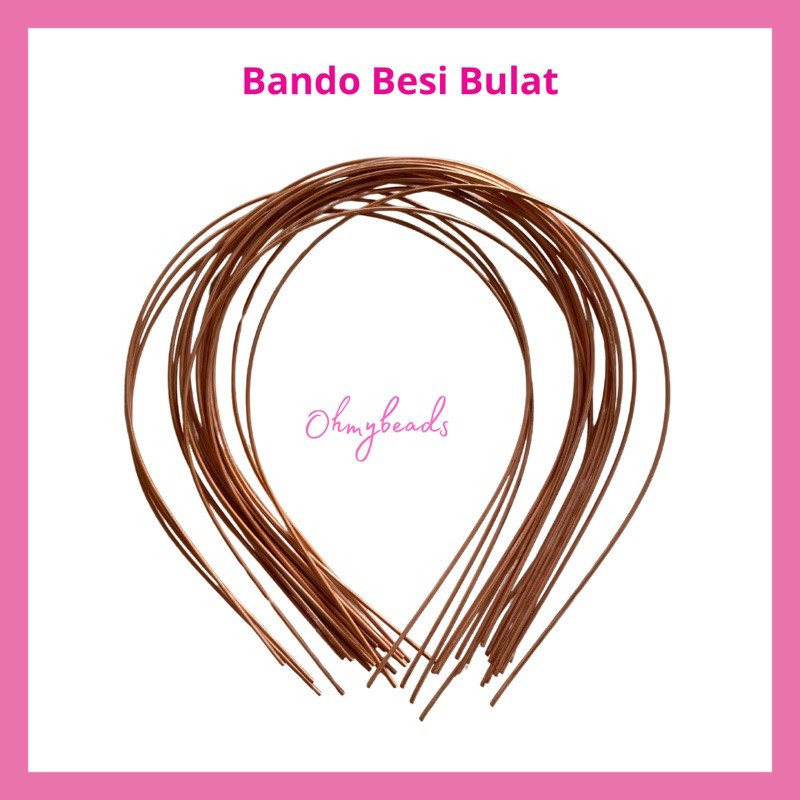 Jual Bahan DIY Kawat Bando / Bandana Besi Tembaga Harga 1 Pcs | Shopee ...