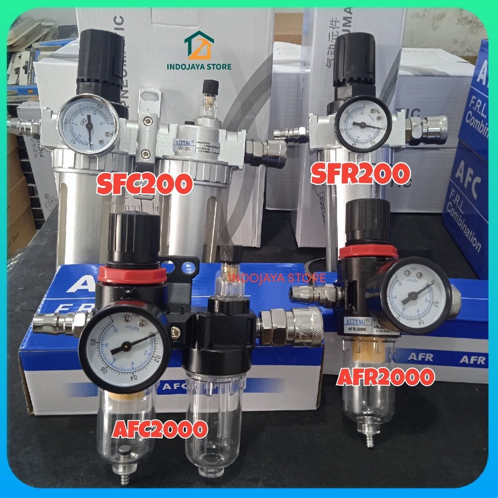 Jual LI83IK Filter kompresor set AFC2000 AFR2000 SFC200 SFR200 Plus Coupler single dan double ...