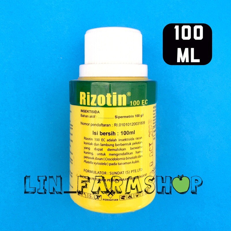 Jual RIZOTIN 100 EC 100 ML INSEKTISIDA / RIZOTIN 100ML | Shopee Indonesia