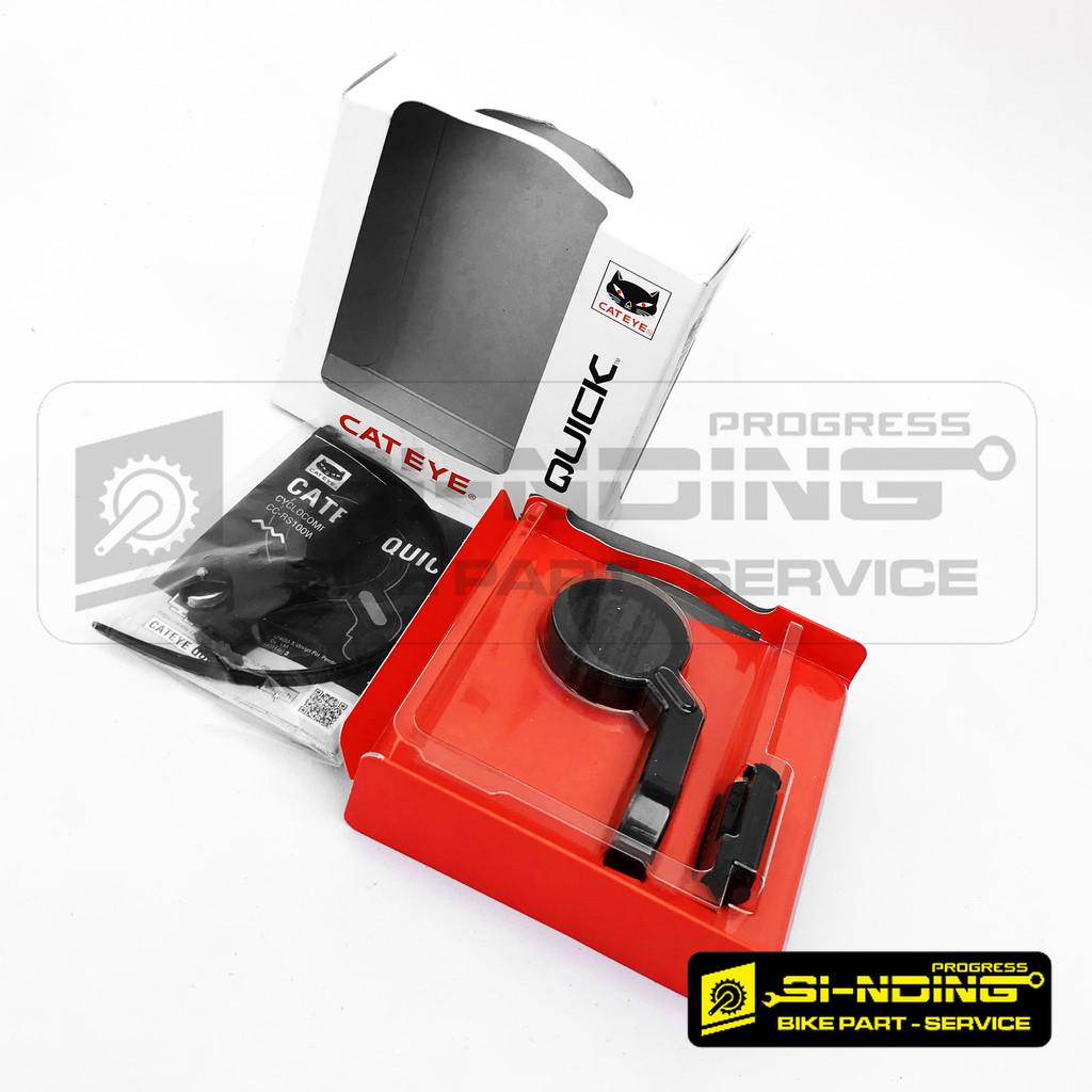 Jual Speedometer Cateye Cat Eye Quick Cyclo Computer Wireless Rs 100w ...