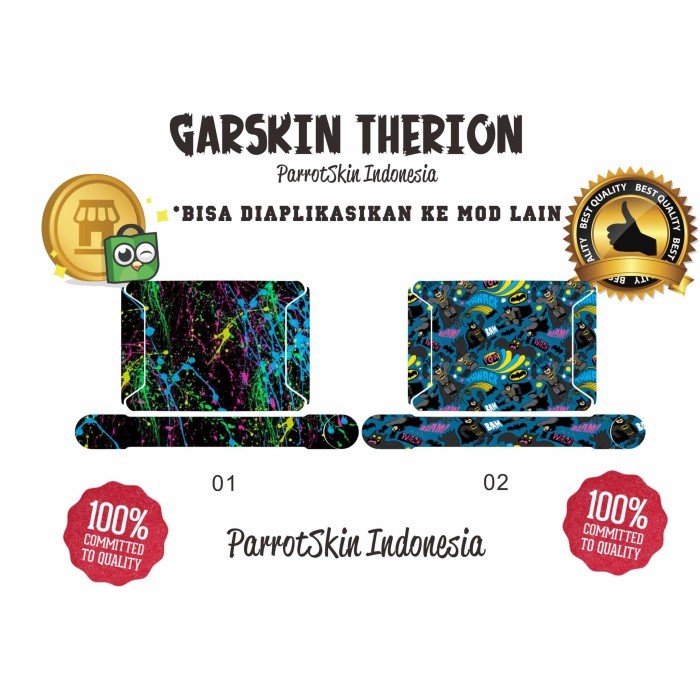 Jual Garskin mod vape Therion art edition by parrotskin by Urbanite ...