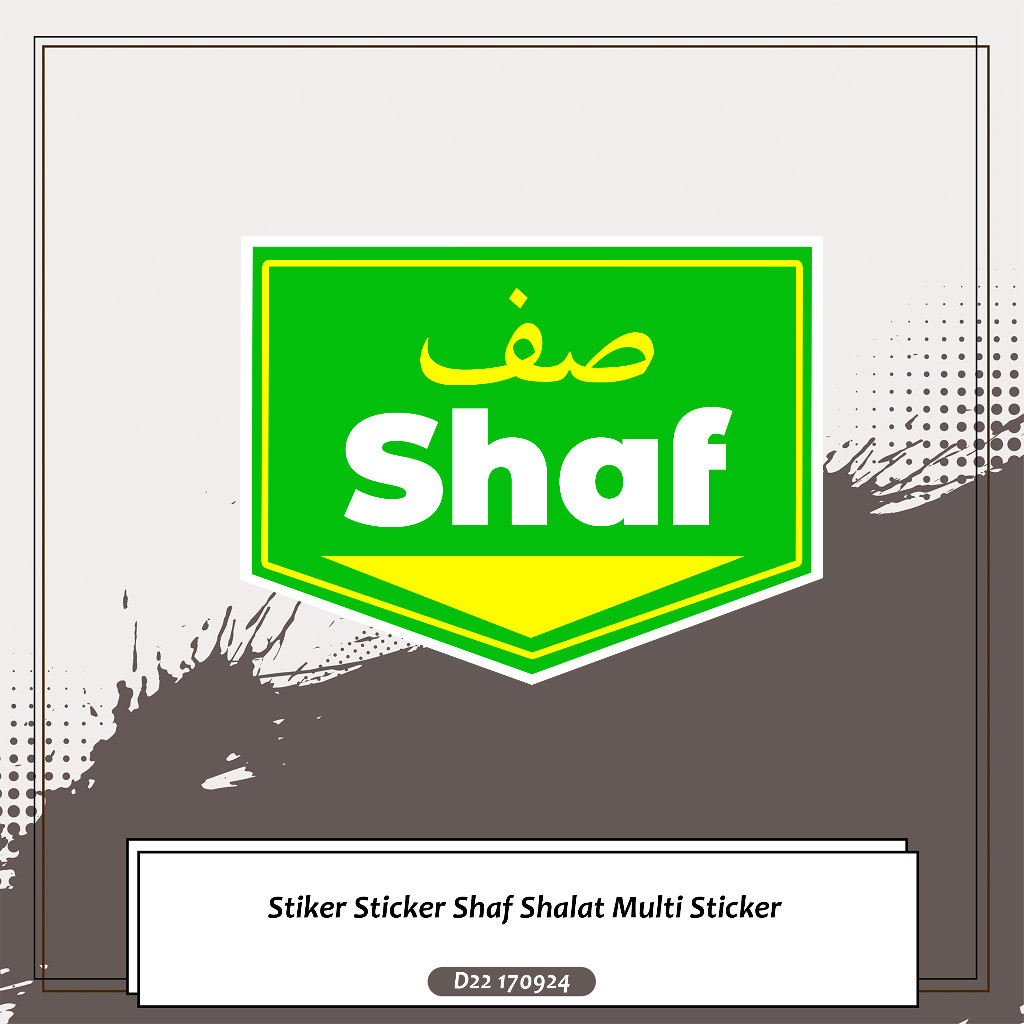 Jual Stiker Sticker Shaf Shalat Multi Sticker | Shopee Indonesia