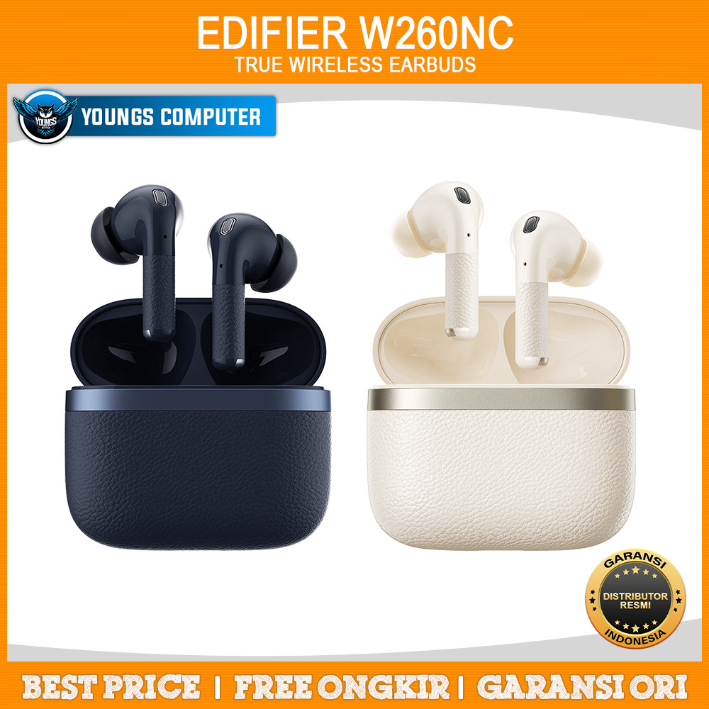 Jual EDIFIER W260NC True Wireless Earbuds Bluetooth Earphone ( Dark ...