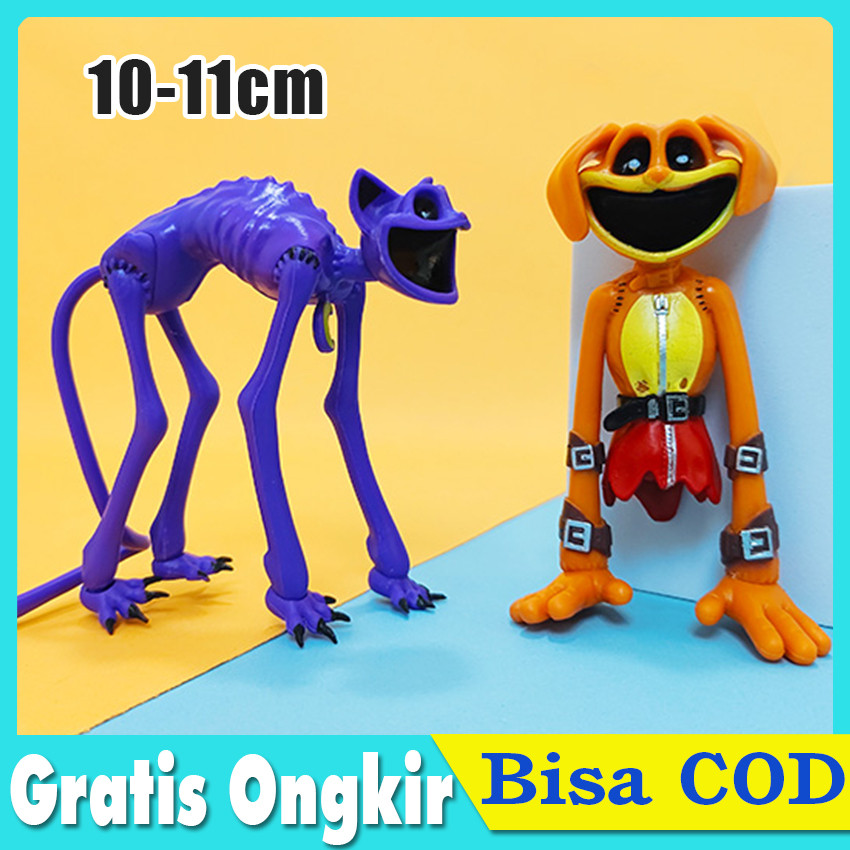 Jual Smiling Critters Action Figure CatNap DogDay Poppy Playtime Model ...