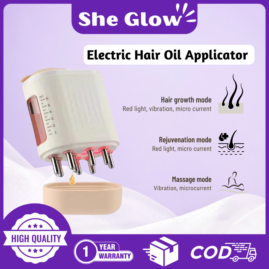 Jual She Glow (GARANSI 1 TAHUN) Electric Hair Oil Applicator and Scalp ...