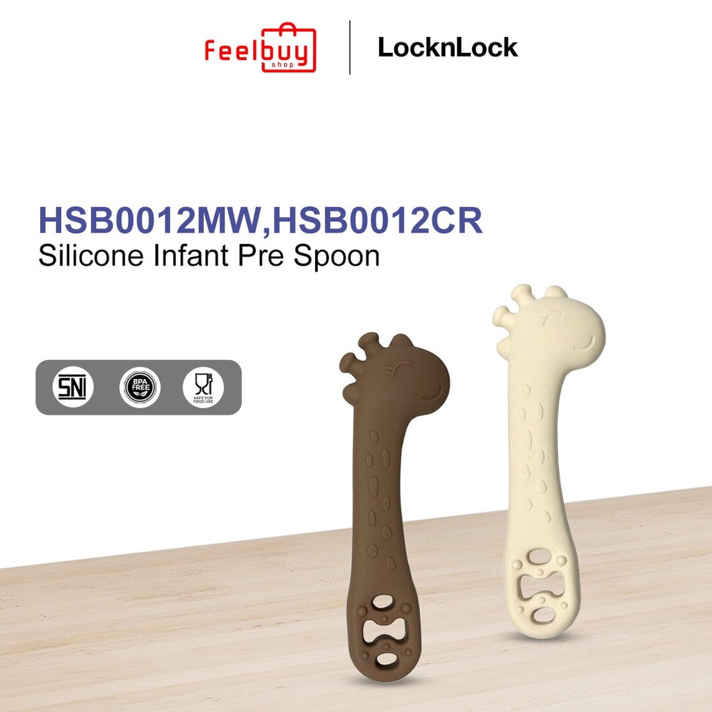Jual HanSoul Premium Silicone Baby Infant Pre Spoon MPASI - HSB0012 ...