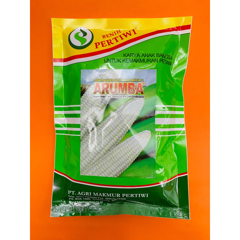 Jual Benih jagung manis pulut jagung putih hibrida f1 isi 250gr ARUMBA ...