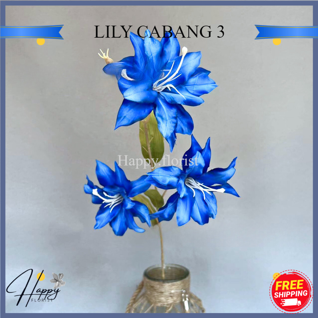 Jual Lily Tangkai Panjang Cabang 3/Bunga Lily Tiger Lili London Heart ...