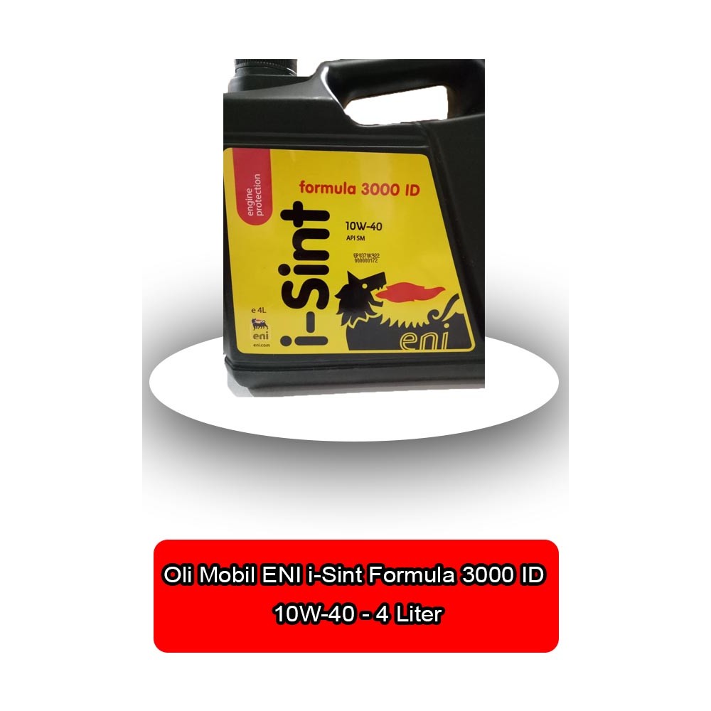Jual Oli Mobil ENI i-Sint Formula 3000 ID 10W40 10w-40 4 Liter - 63977 ...