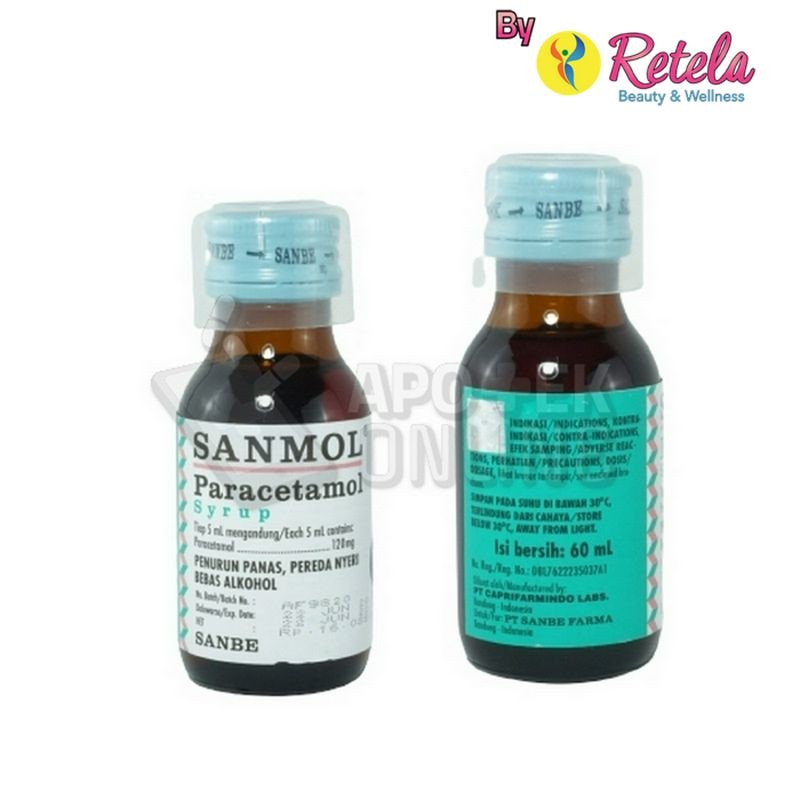 Jual SANMOL PARACETAMOL SYRUP 60ML | Shopee Indonesia