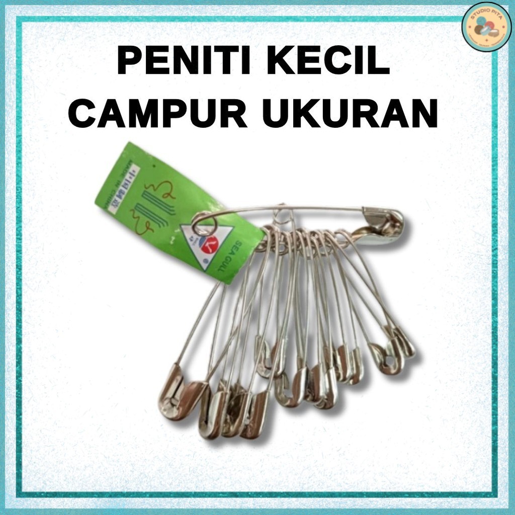 Jual Peniti SWAN isi 12 pcs / Peniti Hijab / Peniti Jilbab / Peniti Set ...