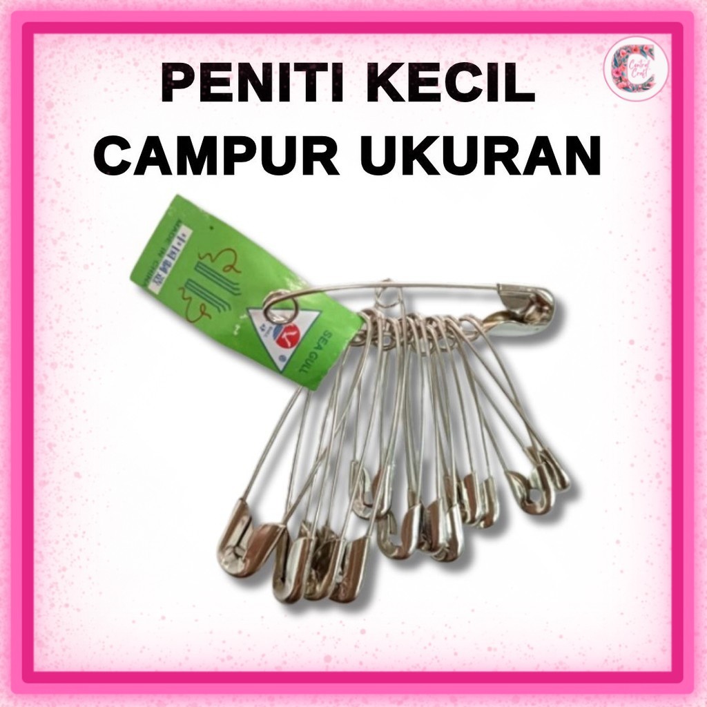 Jual Peniti SWAN isi 12 pcs / Peniti Hijab / Peniti Jilbab / Peniti Set ...