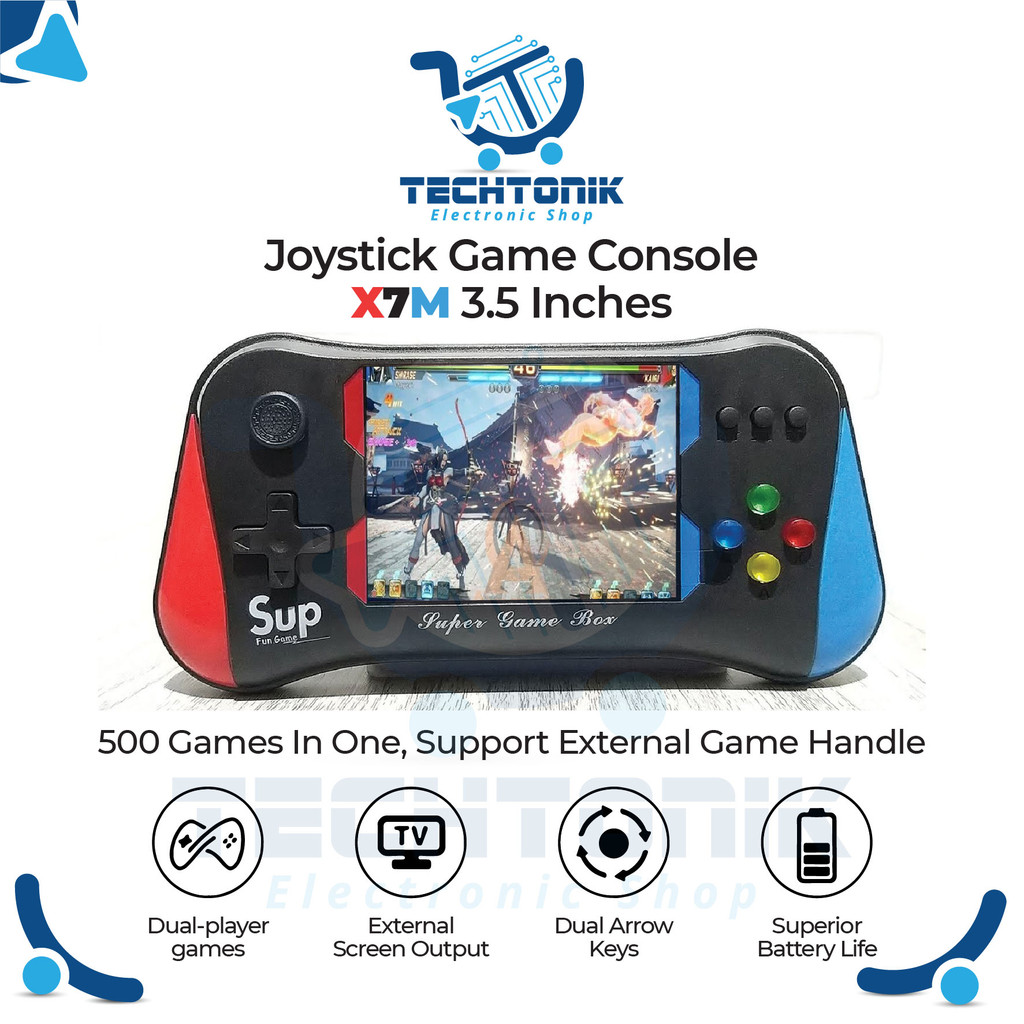 Jual Gameboy X7M isi 500 game in 1 Gamebox Portable Console Game, Siap Connect TV dan BERGARANSI ...