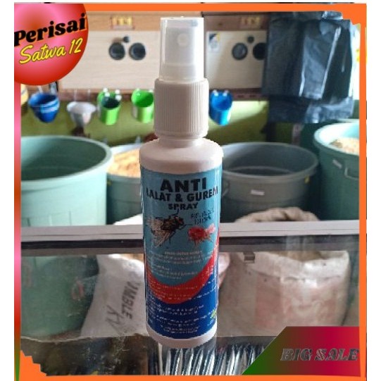 Jual ANTI LALAT GUREM SPRAY 130 ML MEMBASMI KUTU DAN LALAT PADA HEWAN ...