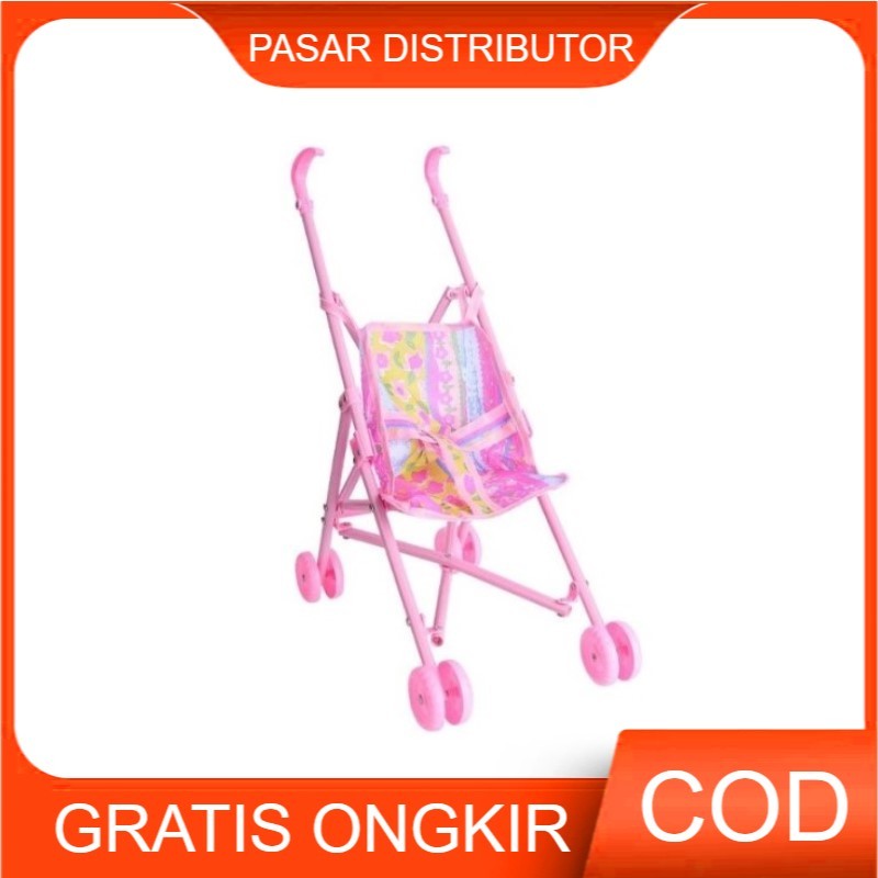 Jual Pasar Distributor BABY BARROW DOLL STROLLER 886-9B Mainan Dorongan ...
