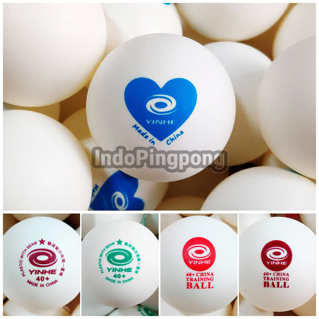 Jual Yinhe Training 25 50 100 ABS+ 40+ Balls Blue Heart Love Green Red Purple 1-Star No-Star ...