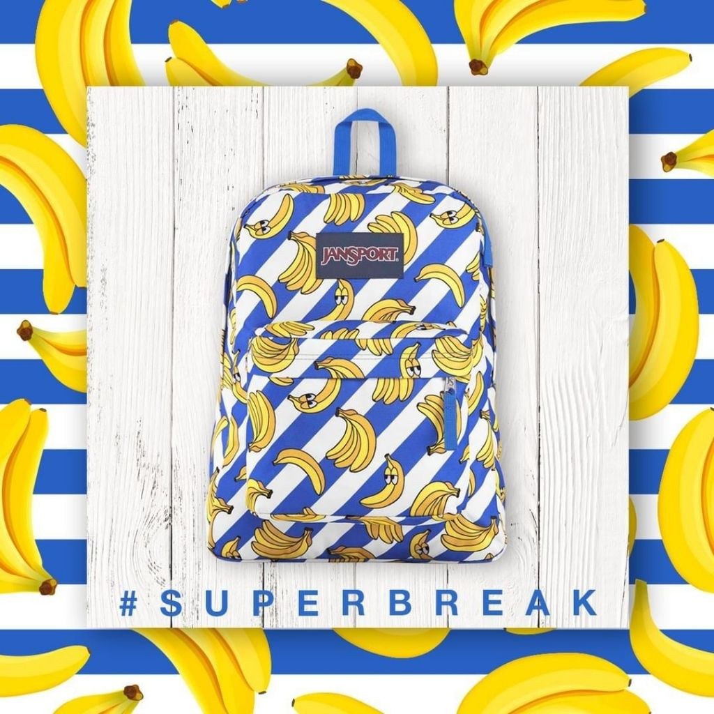 Jual [100% ORIGINAL] JANSPORT BANANA SuperBreak Plus Backpack Space ...
