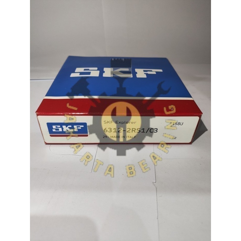 Jual Ball Bearing SKF 6312 2RS1/C3 6312 2RS C3 SKF Original 60x130x31 | Shopee Indonesia