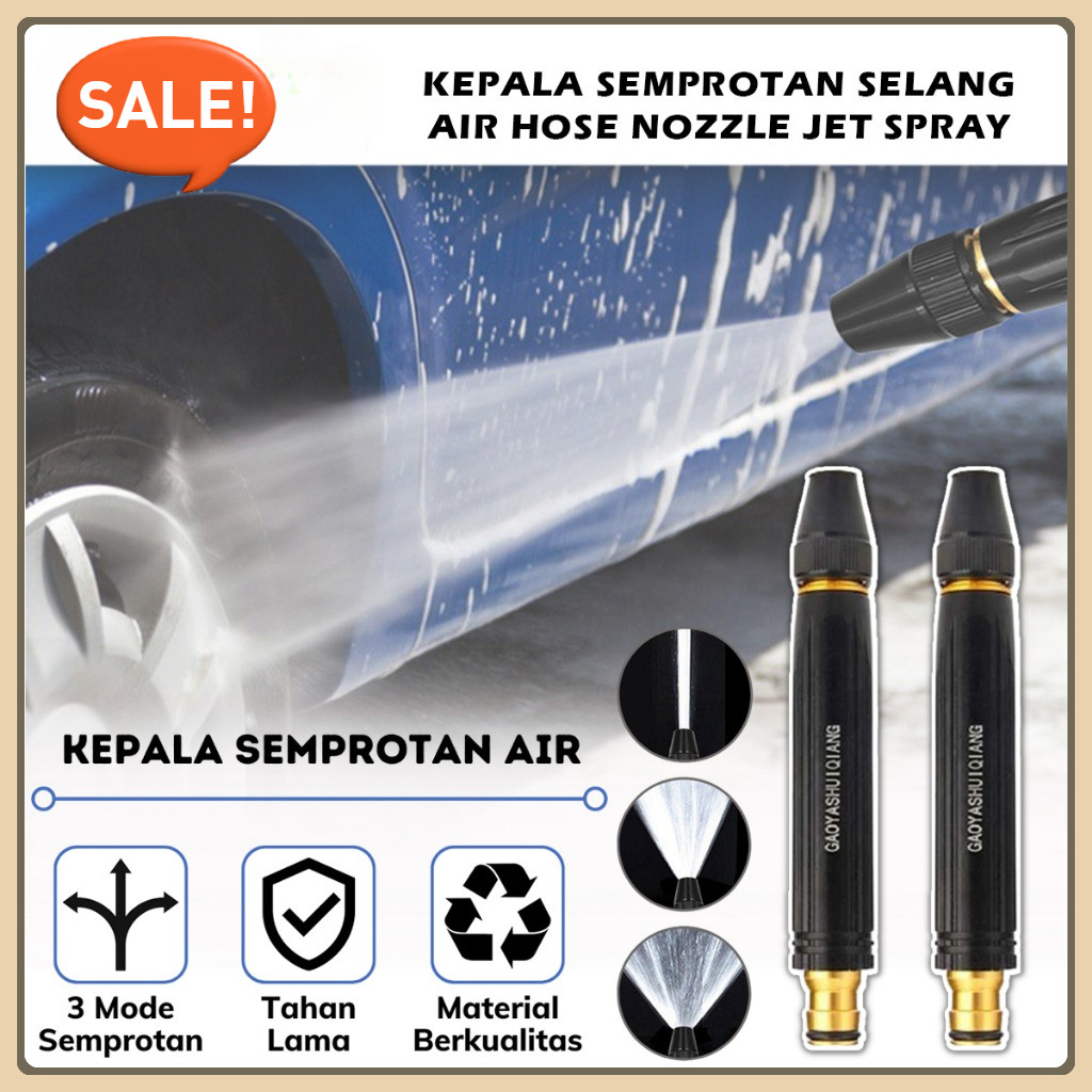 Jual (CANTIKKU20.ID) Kepala Semprotan Air / Hose Nozzle Water Jet Spray ...