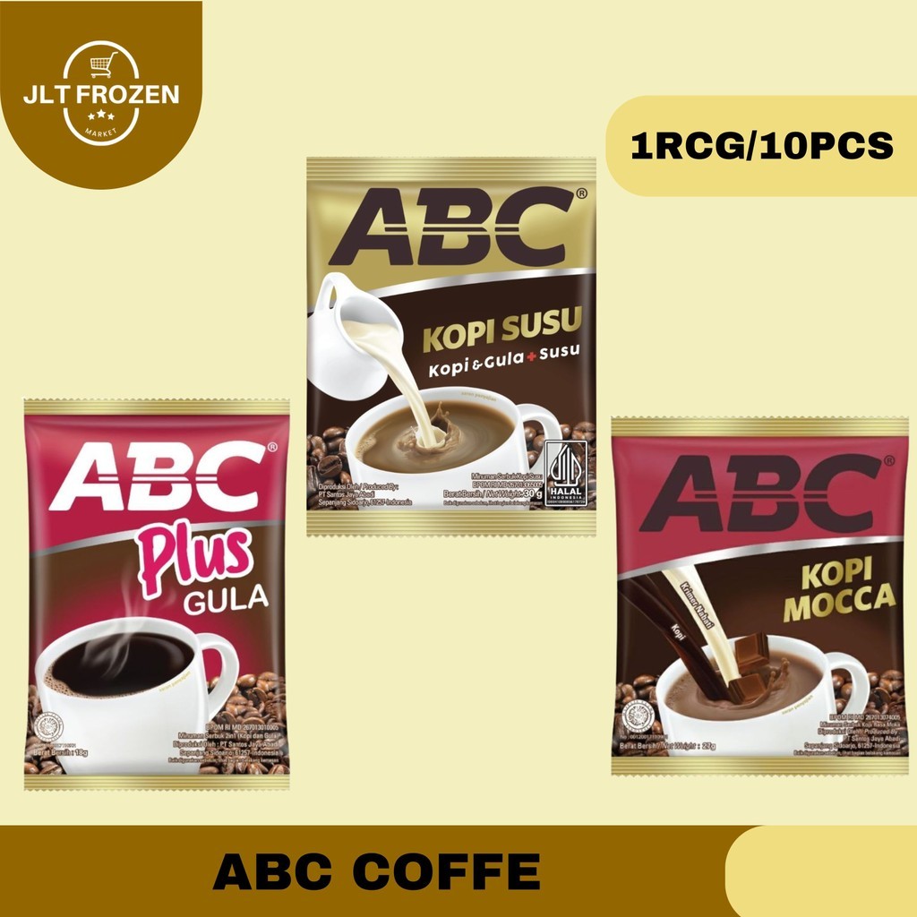 Jual ABC Kopi 18g - 1 RCG/10 PCS / ABC Plus Gula / ABC Kopi & Gula ...