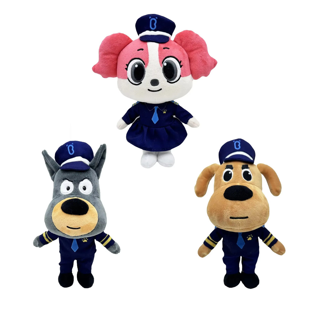 Jual New Sheriff Labrador Dog Plush Toy Security Sergeant Labrador Wolf ...
