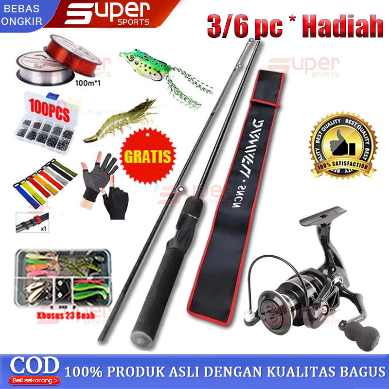 Jual 【8 Buah Set】Set Pancing 1.65M/1.8M Joran Pancing Dengan Bahan Serat Karbon Joran Pancing ...