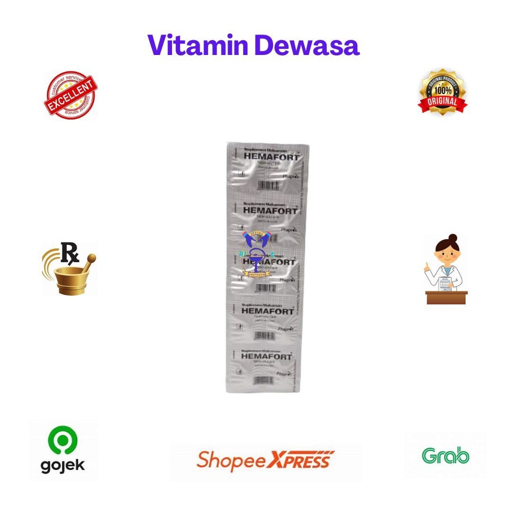 Jual HEMAFORT TABLET 10S (APOTEK WIJAYA KUSUMA MUNTILAN) | Shopee Indonesia
