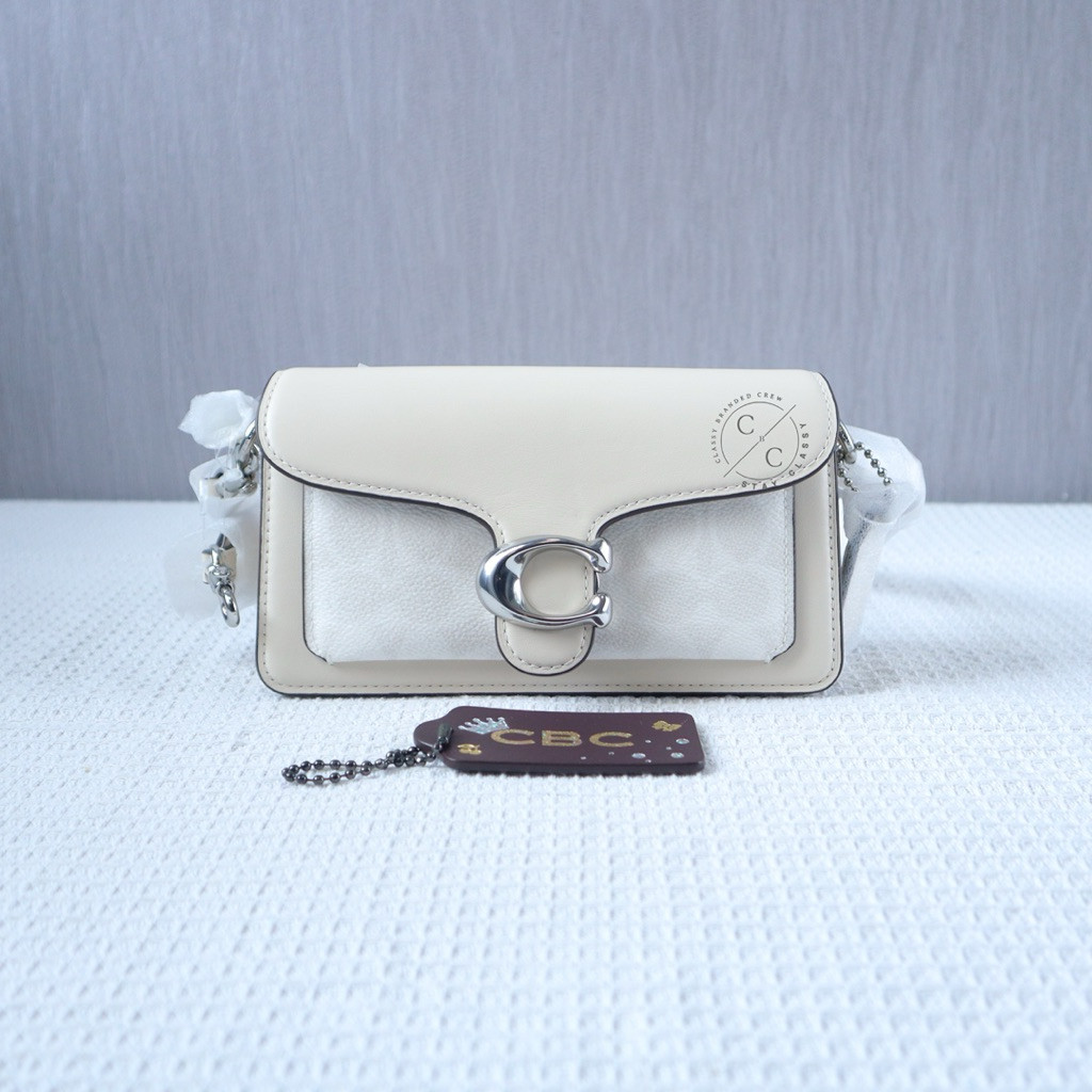 Jual CBC - Tabby Shoulder Bag 20 In Signature Canvas White Chalk Ready ...