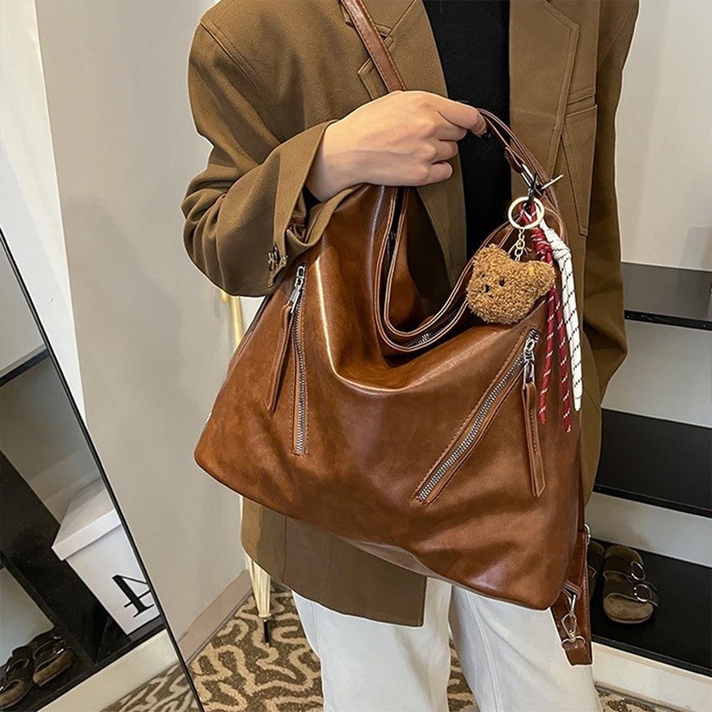 Jual BORKE Tas Wanita Hobo Model Kapasitas Besar - Slempang Ransel ...