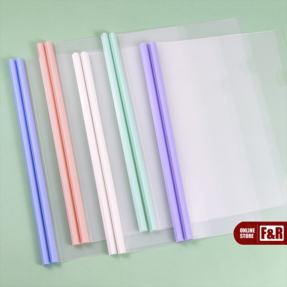 Jual Map L Folder Geser Warna Pastel Map Sliding A4 Efisien Map ...