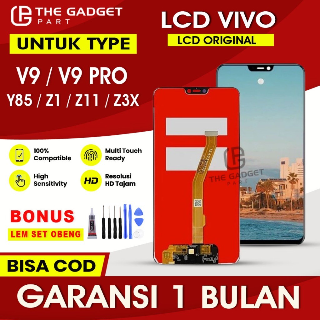 Jual 【ORIGINAL】LCD VIVO V9 / V9 PRO / Y85 / Z1 / Z11 / Z3X FULLSET TOUCHSCREEN ORIGINAL ...