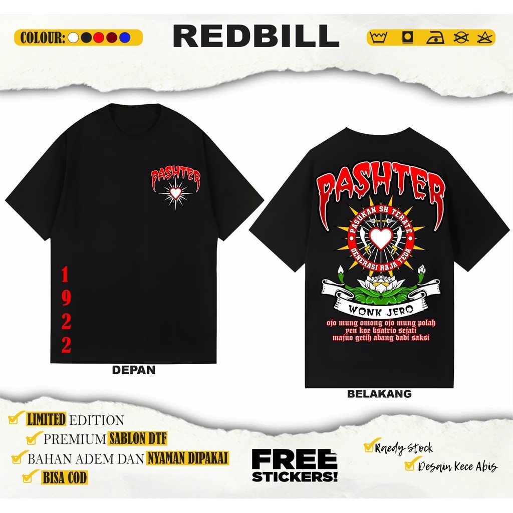 Jual KAOS PSHT PSHT PASHTER 1922 WONK JERO OJO MUNG OMONG OJO MUNG ...