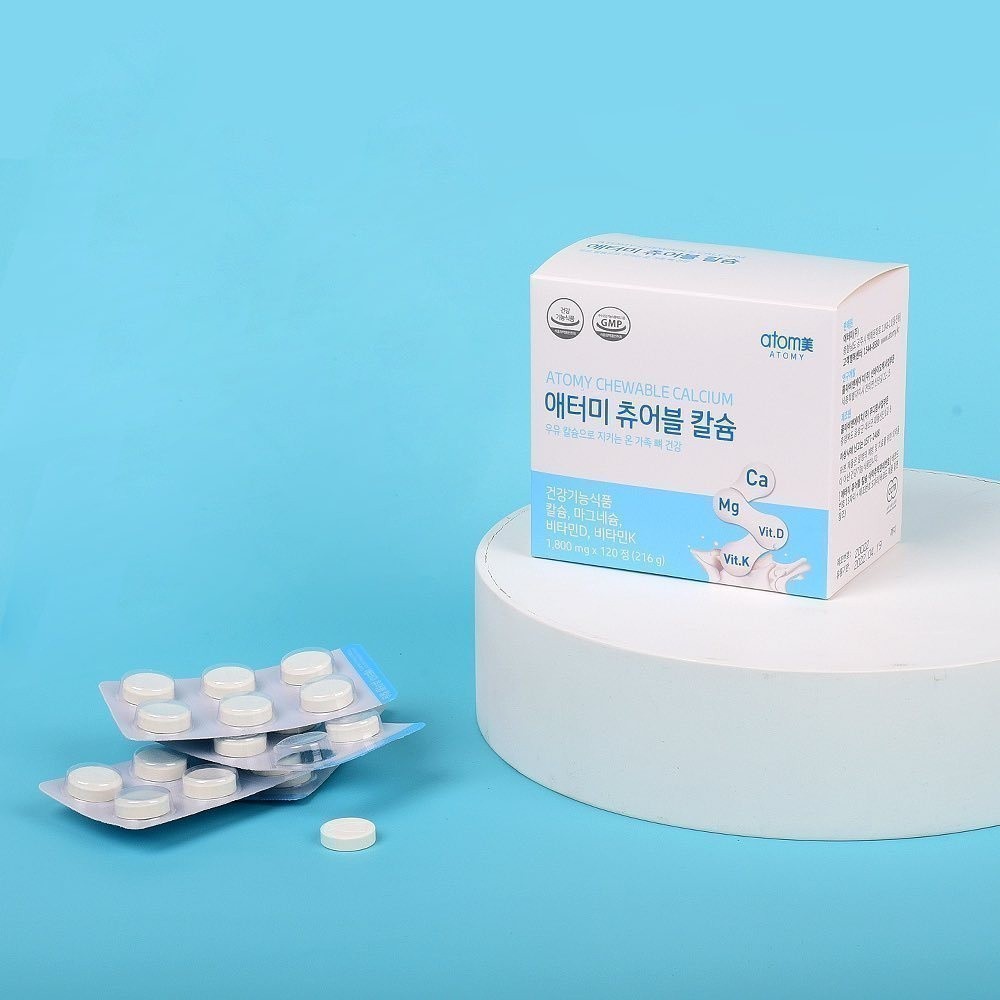 Jual Chewable Calcium 120 pc (calcium, magnesium, vitamin d, vitamin k ...