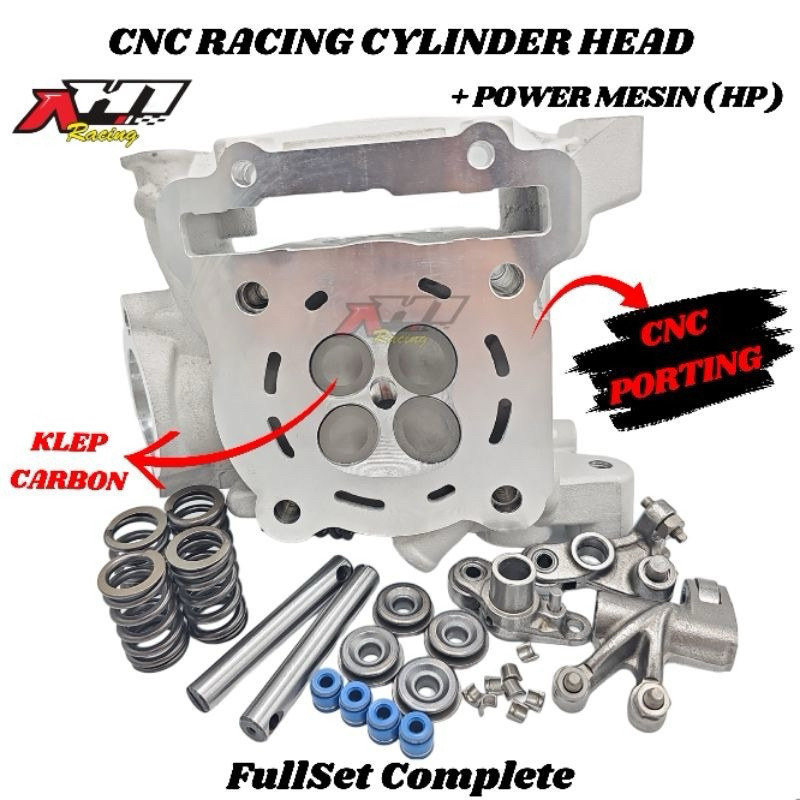 Jual PAKETAN CYLINDER BLOK HEAD AEROX NEW NMAX 155 WR155 XSR 155 R15 ...