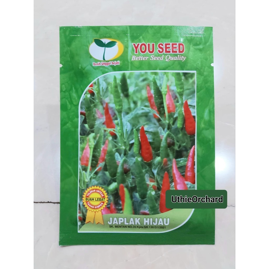 Jual Benih You Seed - Cabai/Cabe Rawit Japlak Hijau Kemasan 10 gr ...