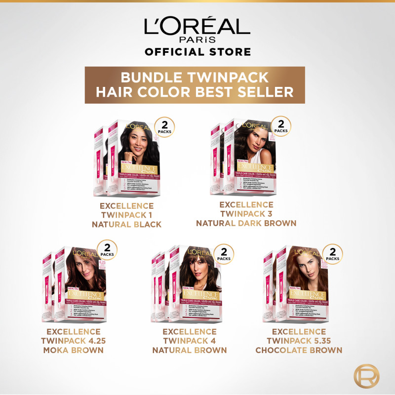 Jual [PAKET HEMAT ISI 2] L'Oreal Paris Excellence Creme Triple Care ...
