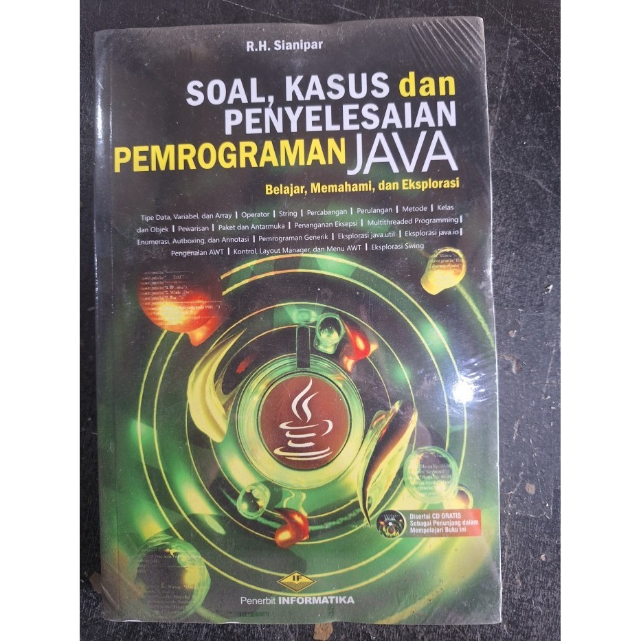 Jual BUKU SOAL, KASUS DAN PENYELESAIAN PEMROGRAMAN JAVA + CD | Shopee Indonesia