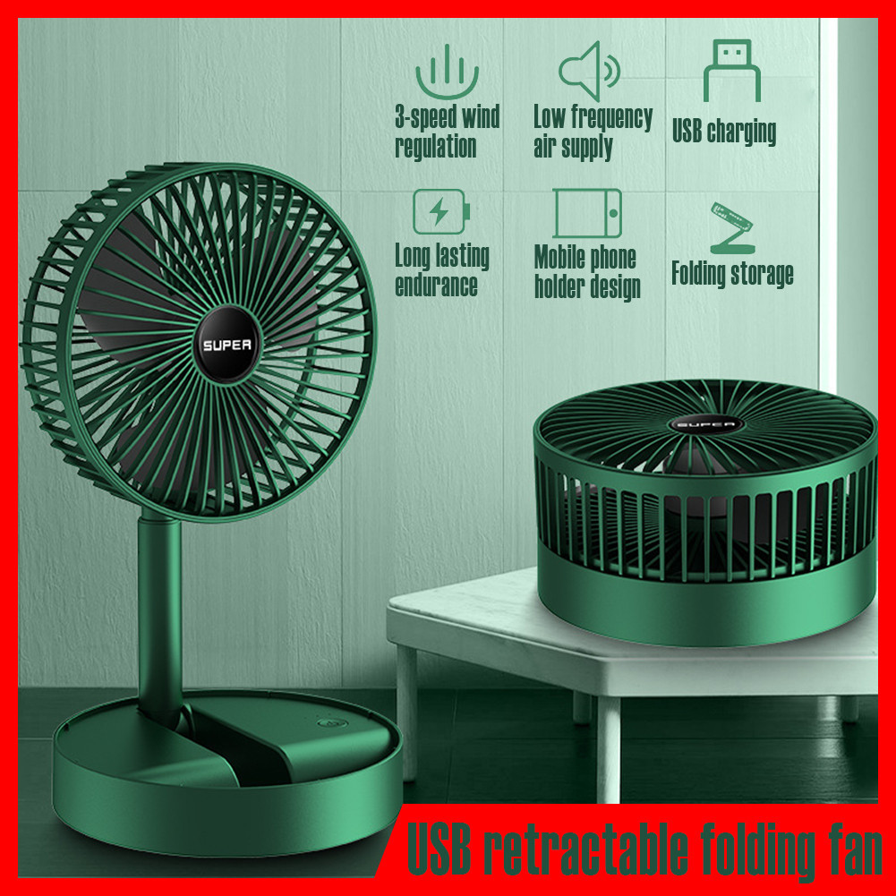 Jual Kipas Angin Lipat Tenaga USB / Kipas Angin Meja Putar 180 ...