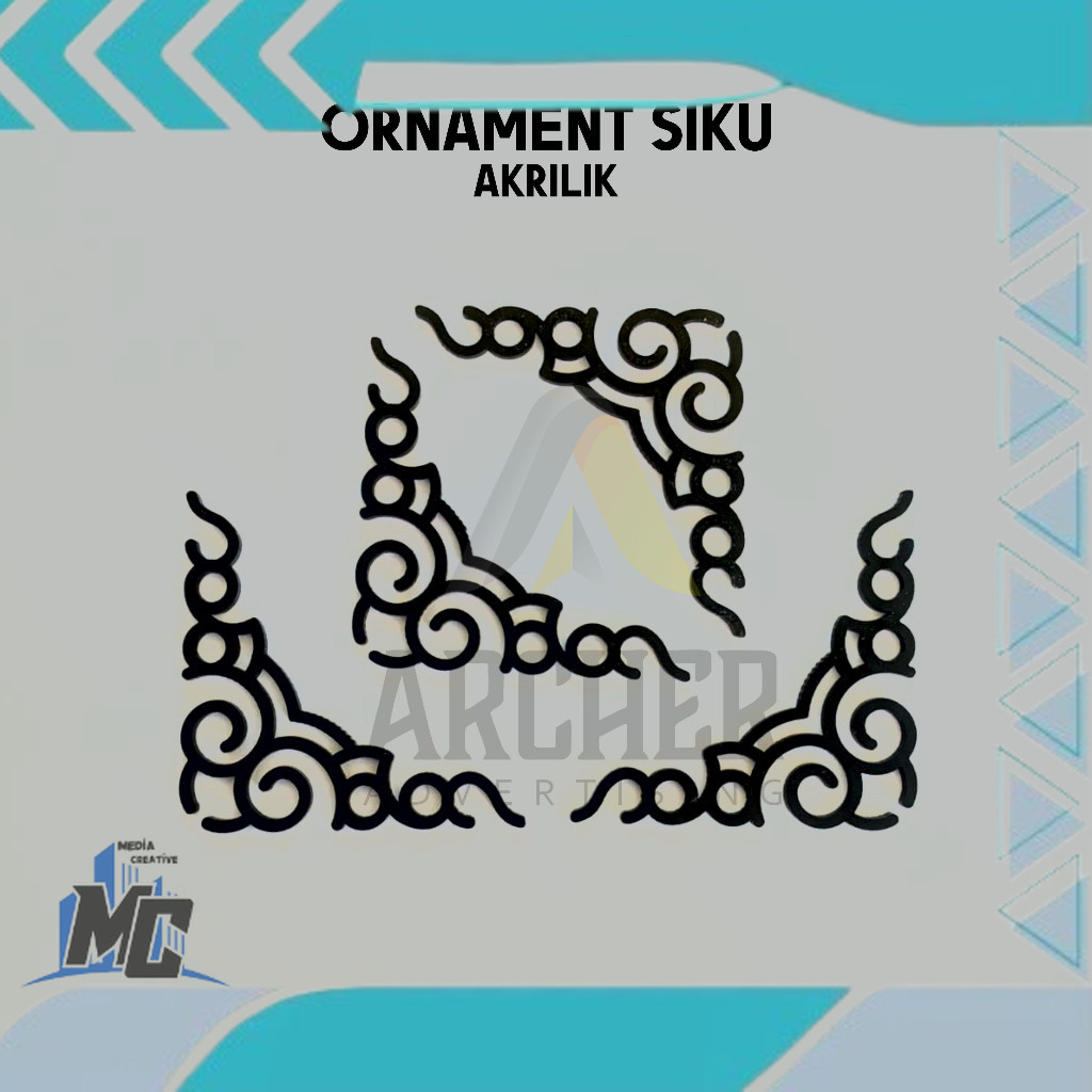 Jual ORNAMENT SIKU MODEL BATIK OUTLINE SIMPEL | Shopee Indonesia