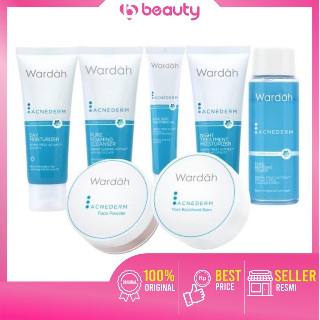 Jual Wardah Acnederm Series / wardah paket acne | Shopee Indonesia