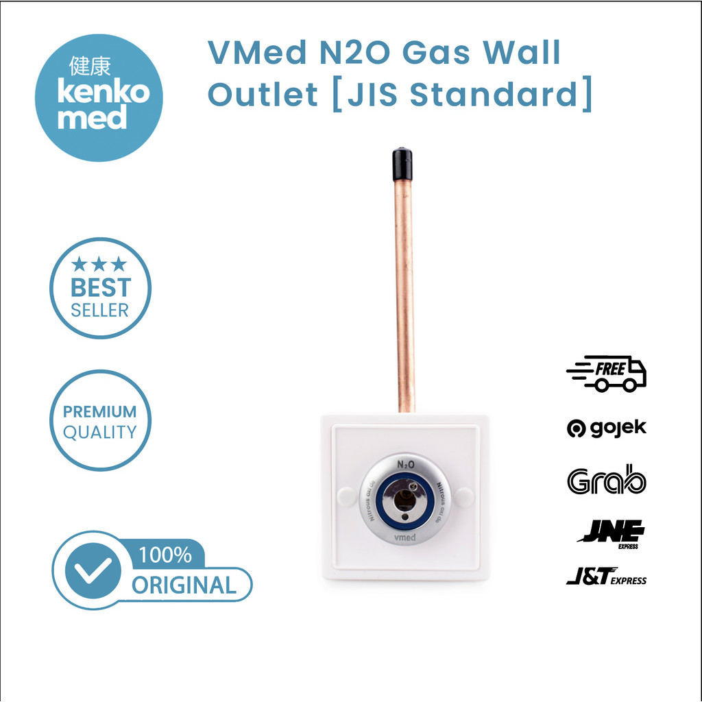 Jual KenkoMed - VMed N2O Gas Wall Outlet [JIS Standard] | Shopee Indonesia