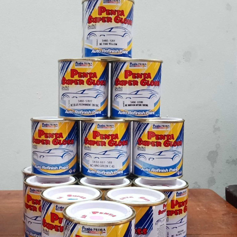 Jual cat penta super gloss solid nc excellent white 2165 ( 200g - 1kg ...