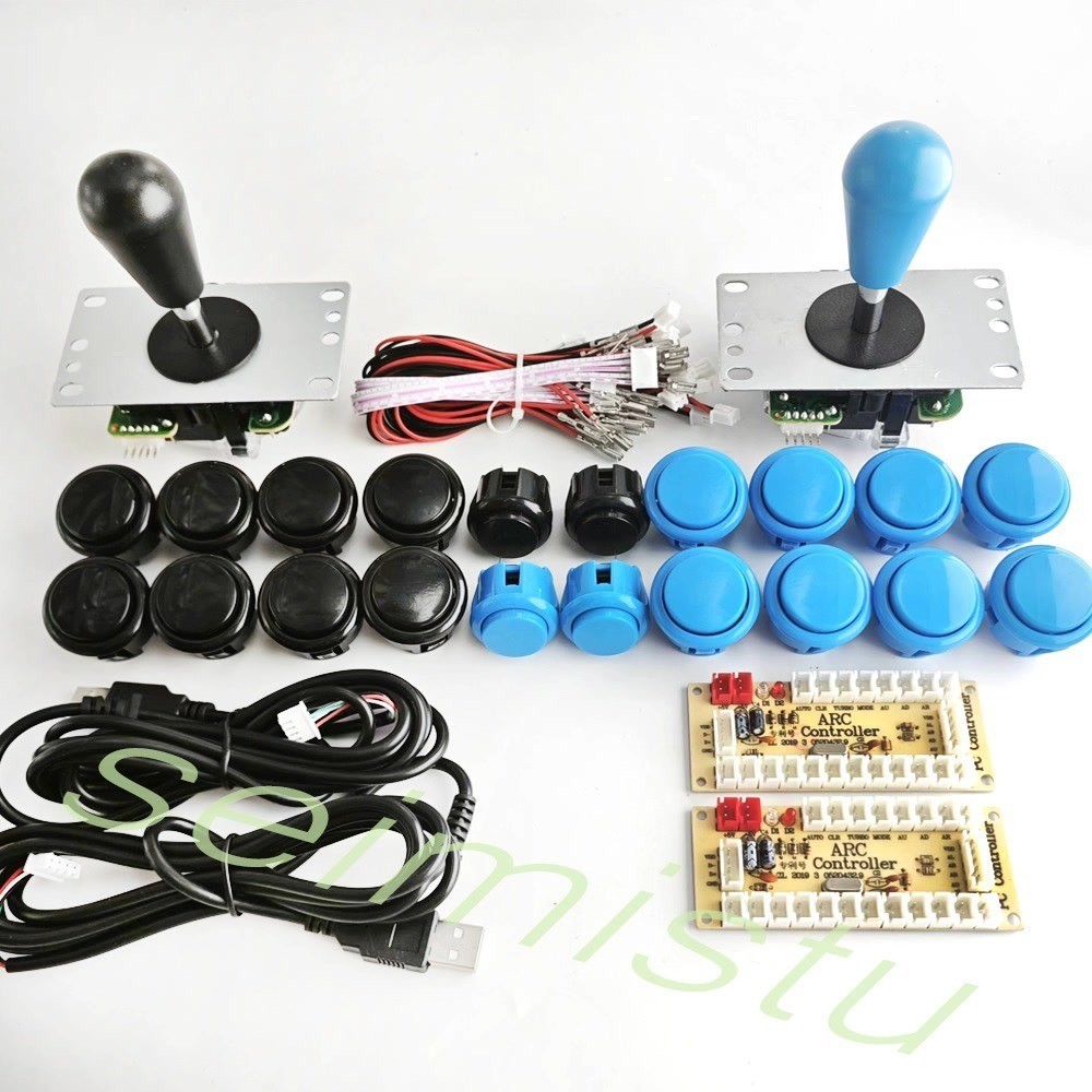 Jual Copy Game Machine Arcade Console DIY Kit Push Buttons For PC ...
