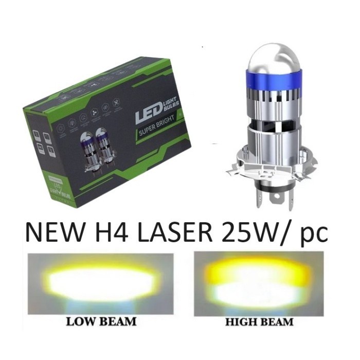 Jual H4 LASER DRAGON lampu mini laser pnp 50W projie mini biled led ...