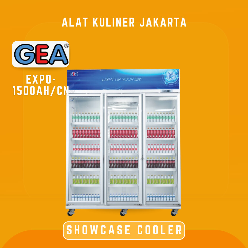 Jual GEA EXPO 1500AH/CN EXPO-1500AH/CN DISPLAY COOLER 3 PINTU SHOWCASE ...