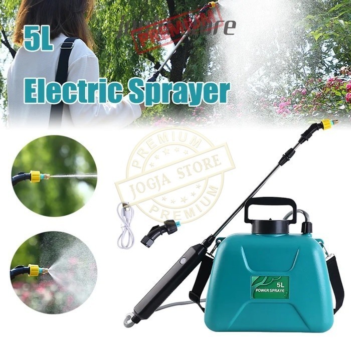 Jual Alat Semprot Hama Elektrik 5L Semprotan Gendong Portable Sprayer ...