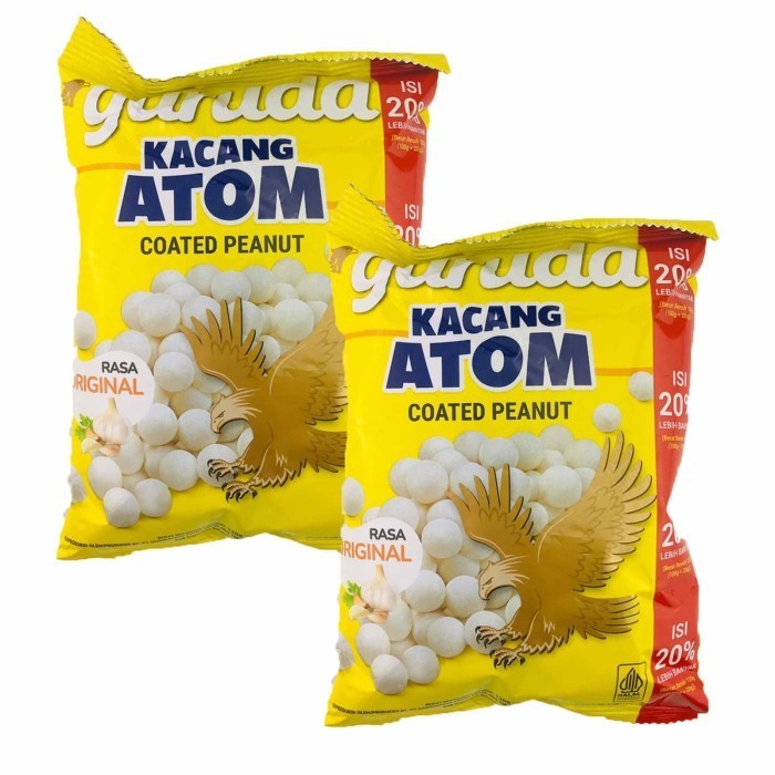 Jual Garuda Kacang Atom Rasa Original - Kacang Berbalut Tepung dengan ...