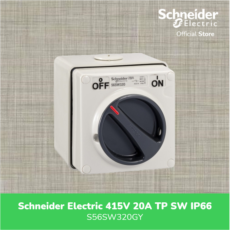 Jual Schneider Electric 415V 20A TP SW IP66-S56SW320GY | Shopee Indonesia