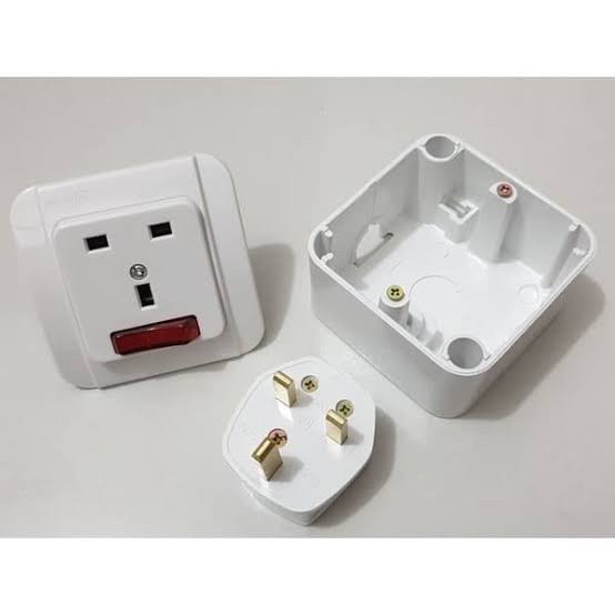 Jual Stop kontak ac broco set / colokan ac broco set | Shopee Indonesia