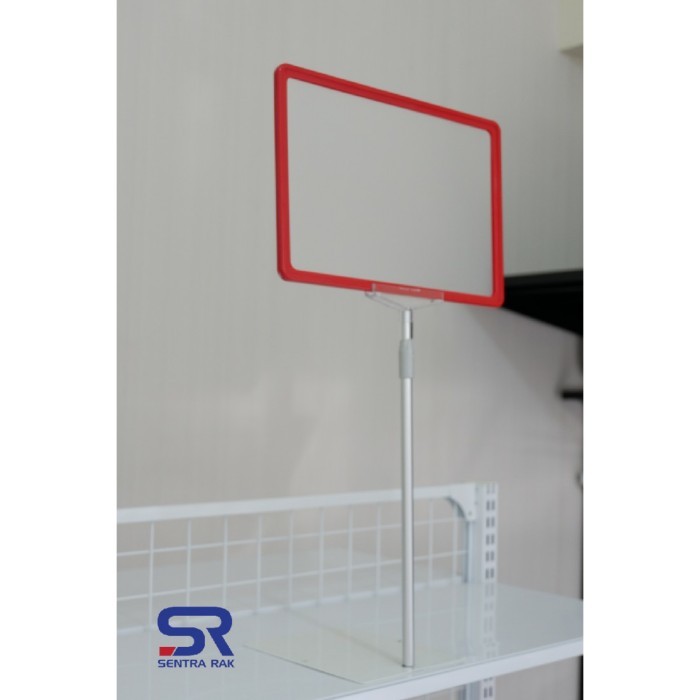 Jual Stand Frame/Pop up Frame/ Frame Promosi Toko uk A4 - Putih | Shopee Indonesia